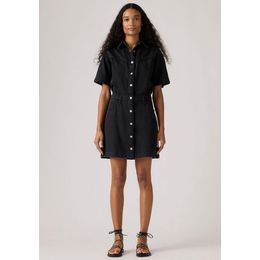 Levi's LEVI'S Damen Jeanskleid "WESTERN DRESS"capturing moments, Gr. M, Denim/Jeans, Obermaterial: 100% Baumwolle, Kleider, Durchgehender