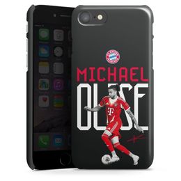 DeinDesign iPhone SE (2020) Handy Premium Case Smartphone Handyh&uuml;lle Schutzh&uuml;lle gl&auml;nzend Fc Bayern M&uuml;nchen Michael Olise Official Licensed Product Premium Case