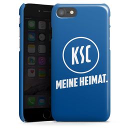 DeinDesign iPhone SE (2020) Handy Premium Case Smartphone Handyh&uuml;lle Schutzh&uuml;lle gl&auml;nzend Ksc Karlsruher Sc Statement Premium Case