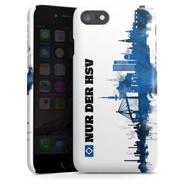 DeinDesign iPhone SE (2022) Handy Premium Case Smartphone Handyh&uuml;lle Schutzh&uuml;lle gl&auml;nzend Hsv Official Licensed Product Bundesliga Premium Case