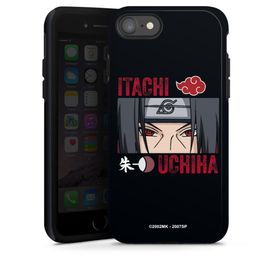 DeinDesign iPhone SE (2022) Handy Panzer Handyh&uuml;lle robuste Outdoor H&uuml;lle Schutzh&uuml;lle gl&auml;nzend Manga Itachi Uchiha Naruto Shippuden Tough Case