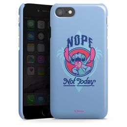 DeinDesign iPhone SE (2020) Handy Premium Case Smartphone Handyh&uuml;lle Schutzh&uuml;lle gl&auml;nzend Disney Sayings Lilo & Stitch Premium Case