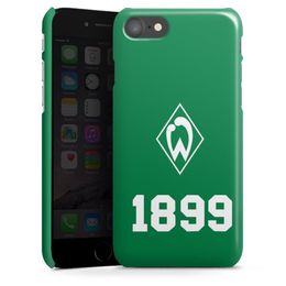 DeinDesign iPhone SE (2020) Handy Premium Case Smartphone Handyh&uuml;lle Schutzh&uuml;lle gl&auml;nzend Statement Official Licensed Product Sv Werder Bremen Premium Case