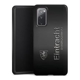 DeinDesign Galaxy S20 FE 5G Handy Panzer Handyh&uuml;lle robuste Outdoor H&uuml;lle Schutzh&uuml;lle gl&auml;nzend Official Licensed Product Eintracht Braunschweig Logo Tough Case