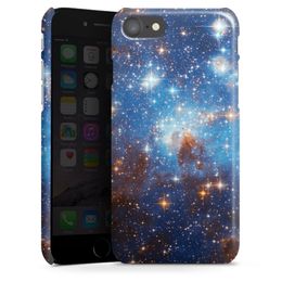 DeinDesign iPhone SE (2020) Handy Premium Case Smartphone Handyh&uuml;lle Schutzh&uuml;lle gl&auml;nzend Weltall Galaxy Star Premium Case