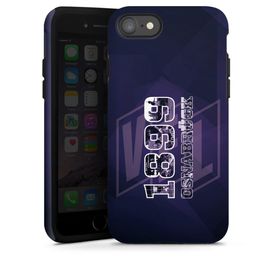 DeinDesign iPhone SE (2020) Handy Panzer Handyh&uuml;lle robuste Outdoor H&uuml;lle Schutzh&uuml;lle matt Official Licensed Product Vfl Osnabr&uuml;ck Sports Tough Case