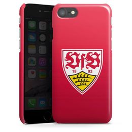 DeinDesign iPhone SE (2020) Handy Premium Case Smartphone Handyh&uuml;lle Schutzh&uuml;lle gl&auml;nzend Vfb Stuttgart Official Licensed Product Logo Premium Case