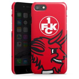 DeinDesign iPhone SE (2020) Handy Premium Case Smartphone Handyh&uuml;lle Schutzh&uuml;lle gl&auml;nzend 1. Fck Devil 1. Fc Kaiserslautern Premium Case