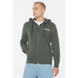 Harlem Soul Herren Kapuzensweatjackegr&uuml;n, Gr. XL, bedruckt, Material: 100% Baumwolle, Sweatjacken, mit R&uuml;cken-Print