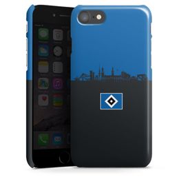 DeinDesign iPhone SE (2020) Handy Premium Case Smartphone Handyh&uuml;lle Schutzh&uuml;lle gl&auml;nzend Skyline Hamburg Hsv Premium Case
