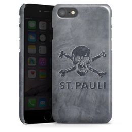 DeinDesign iPhone SE (2020) Handy Premium Case Smartphone Handyh&uuml;lle Schutzh&uuml;lle gl&auml;nzend Concrete Logo Fc St. Pauli Premium Case