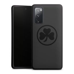 DeinDesign Galaxy S20 FE 5G Handy Premium Silikon H&uuml;lle Handyh&uuml;lle schwarz Case Spvgg Greuther F&uuml;rth Official Licensed Product Clover Silikon Premium Case