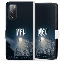 DeinDesign Galaxy S20 FE Handy Klapph&uuml;lle Handyh&uuml;lle aus Kunst Leder wei&szlig; Flip Case Soccer Vfl Osnabr&uuml;ck Official Licensed Product Sideflip mit Lasche