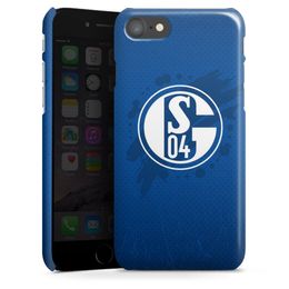 DeinDesign iPhone SE (2020) Handy Premium Case Smartphone Handyh&uuml;lle Schutzh&uuml;lle gl&auml;nzend Fc Schalke 04 Official Licensed Product Premium Case
