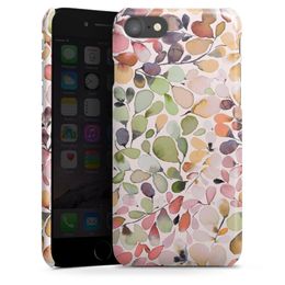 DeinDesign iPhone SE (2020) Handy Premium Case Smartphone Handyh&uuml;lle Schutzh&uuml;lle gl&auml;nzend Muster Eukalyptus Pattern Premium Case