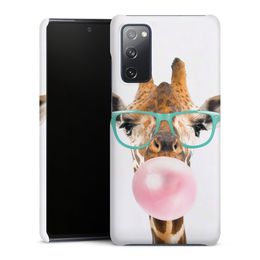 DeinDesign Galaxy S20 FE Handy Premium Case Smartphone Handyh&uuml;lle Schutzh&uuml;lle matt Giraffe Animals Glasses Premium Case