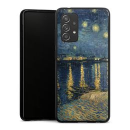 DeinDesign Galaxy A52s 5G Handy Silikon H&uuml;lle Case schwarz Handyh&uuml;lle Painting Kunst