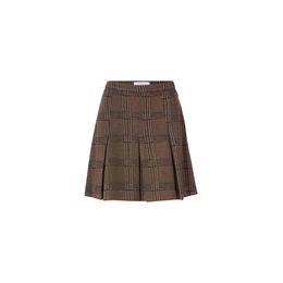 RICHROYAL Damen Faltenrockchocolate torte, Gr. M, kariert, Web, Obermaterial: 69% Polyester, 29% Viskose, 2% Elasthan, R&ouml;cke