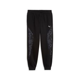 Puma Damen Trainingshose "SPORT ANIMAL COMFORT PANTS FL"Puma schwarz, Gr. L, unifarben, Fleece, Obermaterial: 68% Baumwolle, 32% Polyester, Hosen,