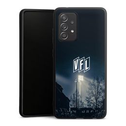 DeinDesign Galaxy A52s 5G Handy Premium Silikon H&uuml;lle Handyh&uuml;lle schwarz Case Soccer Vfl Osnabr&uuml;ck Official Licensed Product Silikon Premium Case