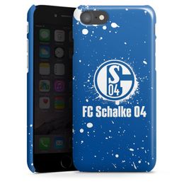 DeinDesign iPhone SE (2020) Handy Premium Case Smartphone Handyh&uuml;lle Schutzh&uuml;lle gl&auml;nzend Logo Fc Schalke 04 S04 Premium Case
