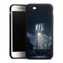 DeinDesign iPhone SE (2020) Handy Premium Silikon H&uuml;lle Handyh&uuml;lle schwarz Case Official Licensed Product Soccer Vfl Osnabr&uuml;ck Silikon Premium Case