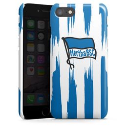 DeinDesign iPhone SE (2020) Handy Premium Case Smartphone Handyh&uuml;lle Schutzh&uuml;lle gl&auml;nzend Bundesliga Official Licensed Product Hertha Bsc Premium Case