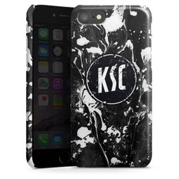 DeinDesign iPhone SE (2020) Handy Premium Case Smartphone Handyh&uuml;lle Schutzh&uuml;lle gl&auml;nzend Official Licensed Product Ksc Karlsruher Sc Premium Case