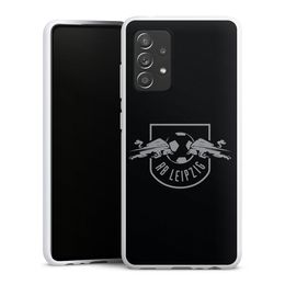 DeinDesign Galaxy A52s 5G Handy Silikon H&uuml;lle Case wei&szlig; Handyh&uuml;lle Official Licensed Product Logo Rb Leipzig Silikon Case