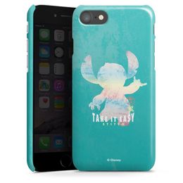 DeinDesign iPhone SE (2020) Handy Premium Case Smartphone Handyh&uuml;lle Schutzh&uuml;lle gl&auml;nzend Official Licensed Product Lilo & Stitch Disney Premium Case