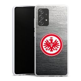 DeinDesign Galaxy A52s 5G Handy Silikon H&uuml;lle Case wei&szlig; Handyh&uuml;lle Eintracht Frankfurt Sge Logo Silikon Case