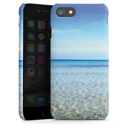 DeinDesign iPhone SE (2020) Handy Premium Case Smartphone Handyh&uuml;lle Schutzh&uuml;lle matt Sky Ocean Urlaub Premium Case