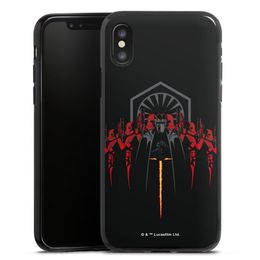 DeinDesign iPhone X Handy Silikon H&uuml;lle Case schwarz Handyh&uuml;lle Stormtrooper Kylo Ren Star Wars