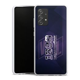 DeinDesign Galaxy A52s 5G Handy Silikon H&uuml;lle Case wei&szlig; Handyh&uuml;lle Vfl Osnabr&uuml;ck Sports Official Licensed Product Silikon Case