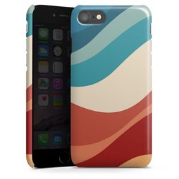 DeinDesign iPhone SE (2020) Handy Premium Case Smartphone Handyh&uuml;lle Schutzh&uuml;lle gl&auml;nzend Colour Wave Ombre Premium Case