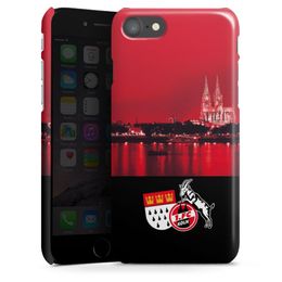 DeinDesign iPhone SE (2020) Handy Premium Case Smartphone Handyh&uuml;lle Schutzh&uuml;lle gl&auml;nzend Official Licensed Product 1. Fc K&ouml;ln Skyline Premium Case