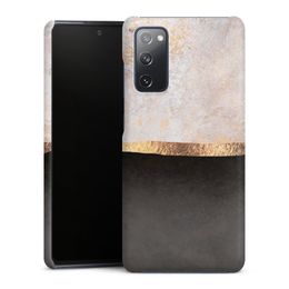 DeinDesign Galaxy S20 FE Handy Premium Case Smartphone Handyh&uuml;lle Schutzh&uuml;lle matt Abstract Black & White Trends Premium Case