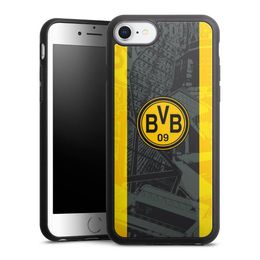DeinDesign iPhone SE (2020) Handy Gallery Case Handyh&uuml;lle 9H Geh&auml;rtetes Glas R&uuml;ckseite H&uuml;lle Bvb Stadium Borussia Dortmund Gallery Case