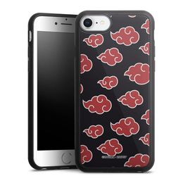DeinDesign iPhone SE (2020) Handy Gallery Case Handyh&uuml;lle 9H Geh&auml;rtetes Glas R&uuml;ckseite H&uuml;lle Naruto Shippuden Akatsuki Official Licensed Product Gallery Case