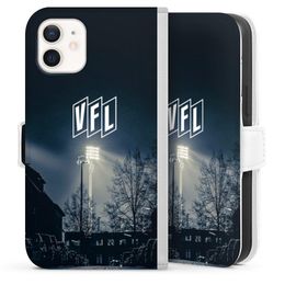 DeinDesign iPhone 12 mini Handy Klapph&uuml;lle Handyh&uuml;lle aus Kunst Leder wei&szlig; Flip Case Soccer Vfl Osnabr&uuml;ck Official Licensed Product Sideflip mit Lasche