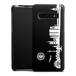 DeinDesign Galaxy S10 Handy Premium Case Smartphone Handyh&uuml;lle Schutzh&uuml;lle gl&auml;nzend Eintracht Frankfurt Sge Skyline Premium Case