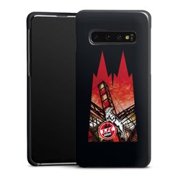 DeinDesign Galaxy S10 Handy Premium Case Smartphone Handyh&uuml;lle Schutzh&uuml;lle gl&auml;nzend 1. Fc K&ouml;ln Cologne Cathedral Official Licensed Product Premium Case