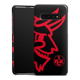 DeinDesign Galaxy S10 Handy Premium Case Smartphone Handyh&uuml;lle Schutzh&uuml;lle gl&auml;nzend 1. Fc Kaiserslautern Logo Official Licensed Product Premium Case