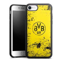 DeinDesign iPhone SE (2020) Handy Gallery Case Handyh&uuml;lle 9H Geh&auml;rtetes Glas R&uuml;ckseite H&uuml;lle Bvb Borussia Dortmund Official Licensed Product Gallery Case