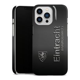 DeinDesign iPhone 13 Pro Handy Premium Case Smartphone Handyh&uuml;lle Schutzh&uuml;lle gl&auml;nzend Logo Eintracht Braunschweig Official Licensed Product Premium Case