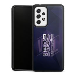 DeinDesign Galaxy A53 5G Handy Gallery Case Handyh&uuml;lle 9H Geh&auml;rtetes Glas R&uuml;ckseite H&uuml;lle Official Licensed Product Sports Vfl Osnabr&uuml;ck Gallery Case