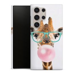DeinDesign Galaxy S24 Ultra Handy Premium Case Smartphone Handyh&uuml;lle Schutzh&uuml;lle matt Giraffe Animals Glasses Premium Case