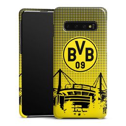 DeinDesign Galaxy S10 Handy Premium Case Smartphone Handyh&uuml;lle Schutzh&uuml;lle gl&auml;nzend Bvb Stadium Borussia Dortmund Premium Case