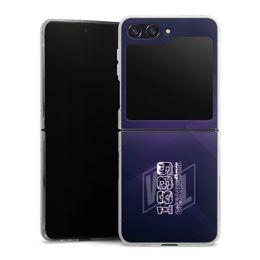 DeinDesign Galaxy Z Flip 5 Handy Hard Case Schutzh&uuml;lle transparent Smartphone Handy H&uuml;lle Official Licensed Product Vfl Osnabr&uuml;ck Sports Hard Case