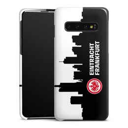 DeinDesign Galaxy S10 Handy Premium Case Smartphone Handyh&uuml;lle Schutzh&uuml;lle gl&auml;nzend Eintracht Frankfurt Sge Official Licensed Product Premium Case